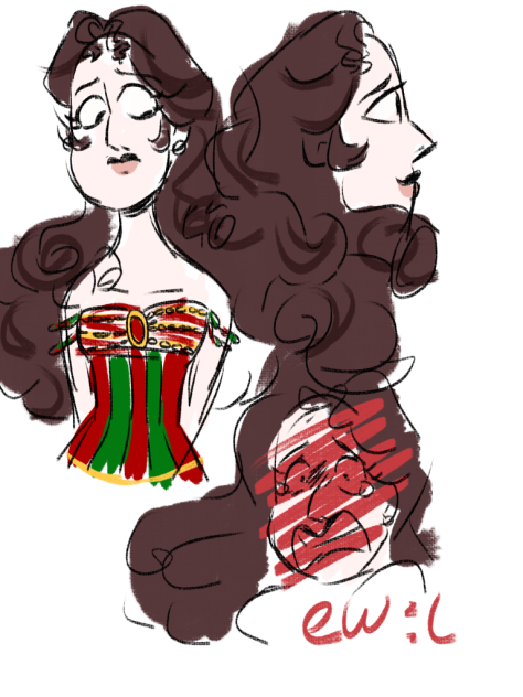Christine Daae sketch - ibisPaint