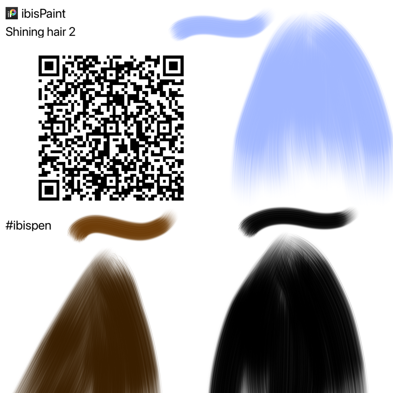 Shining hair brush 2 - ibisPaint