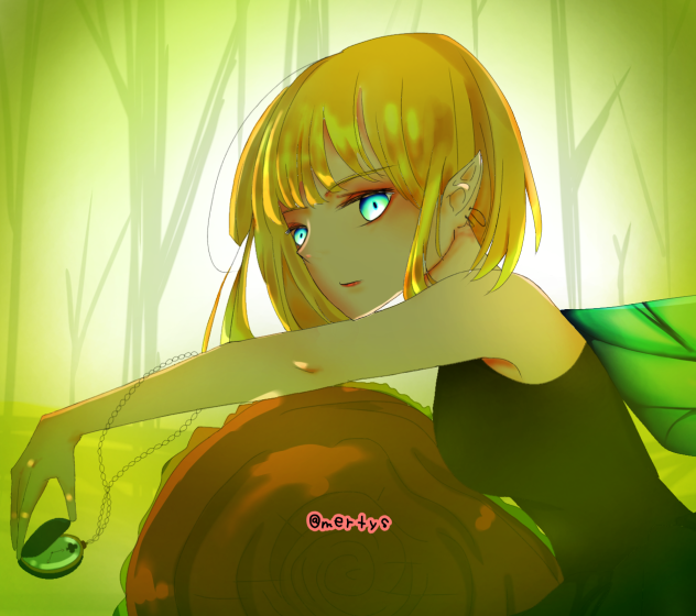 No more time - Elf in the woods - ibisPaint