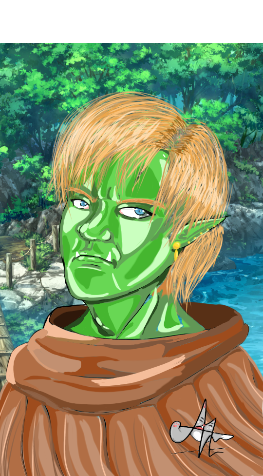 handsome Goblin 😁 - ibisPaint