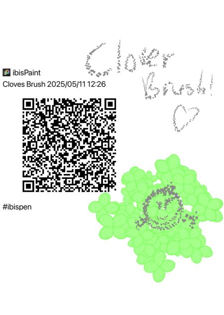 Cloves Brush QR Code - ibisPaint