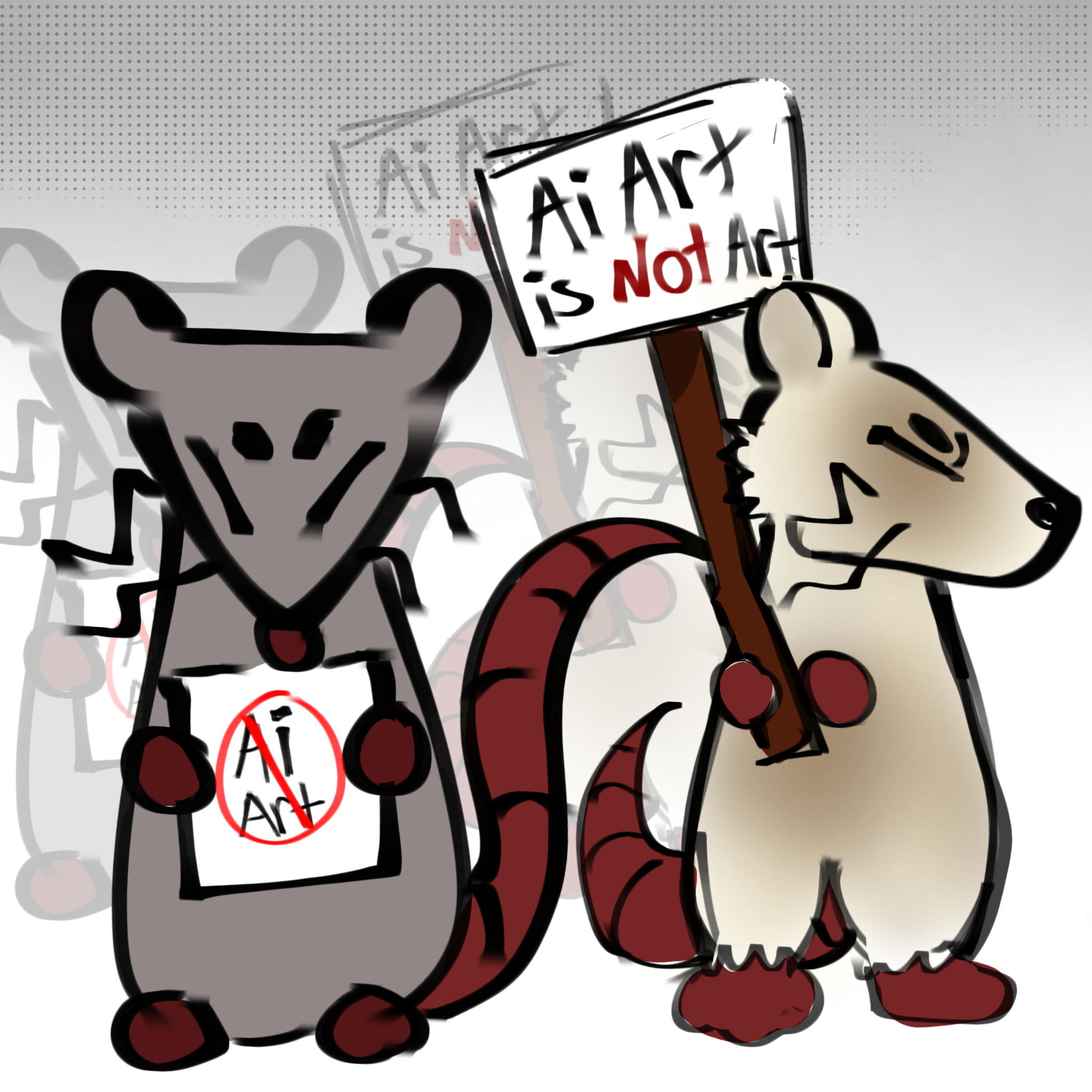 RATS AGAINST AI - ibisPaint