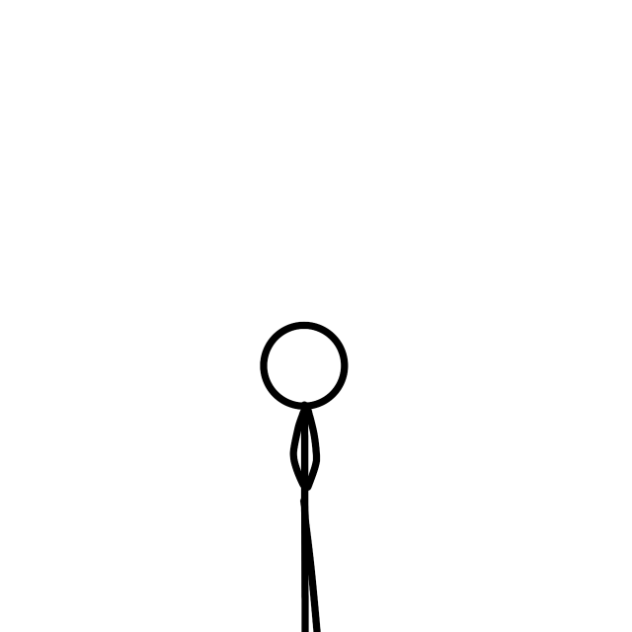 Slacking Stickman Test - ibisPaint