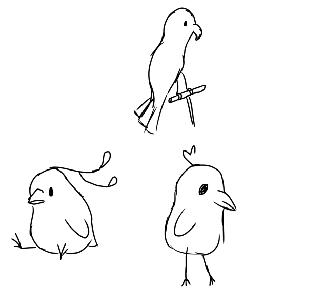 Birds having mental breakdowns - ibisPaint