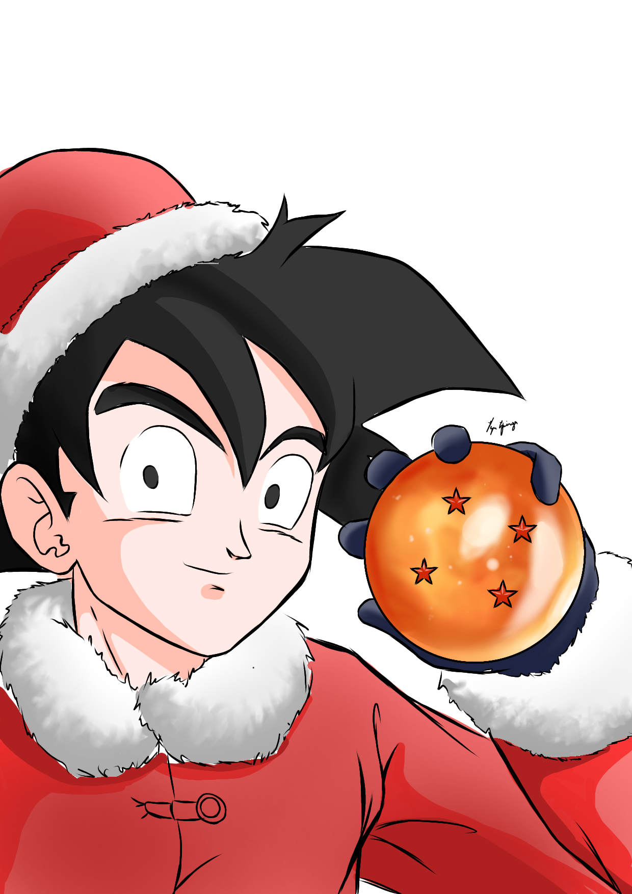 felices fiestas! (Goku) - ibisPaint