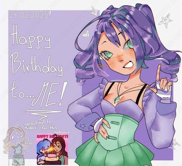 ITS MY BIRTHDAY!!! - ibisPaint