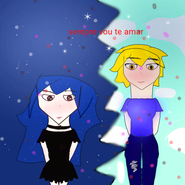 o Sol e a Lua - ibisPaint