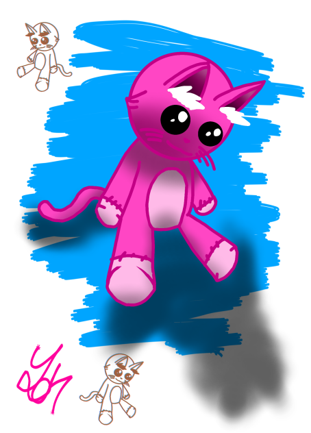 pink cat - ibisPaint