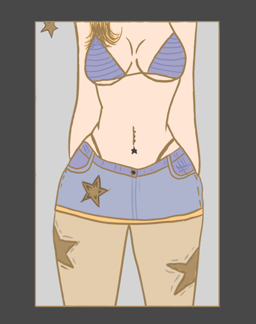 Y2K summer fit - ibisPaint