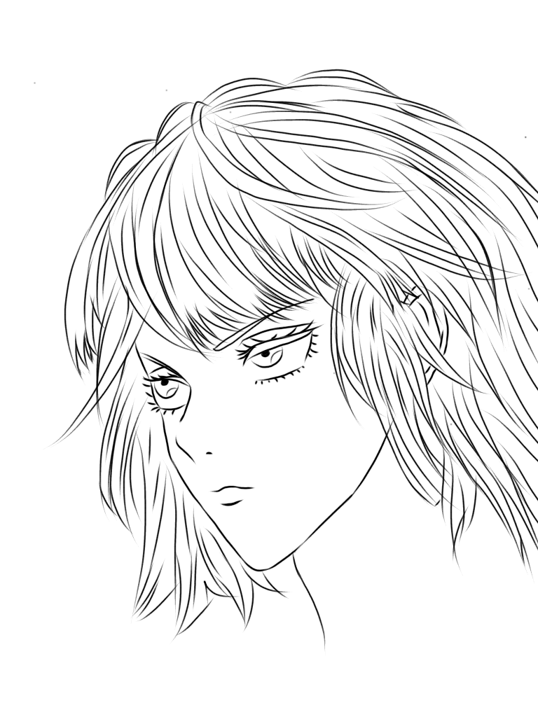 Draw fubuki face - ibisPaint