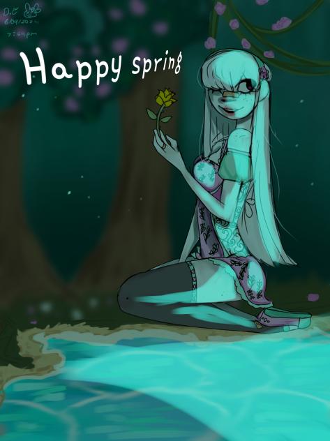 Happy spring - ibisPaint