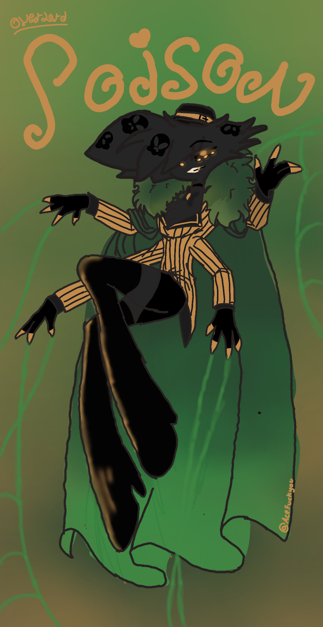 My hazbin hotel ic if she was a overlord - ibisPaint