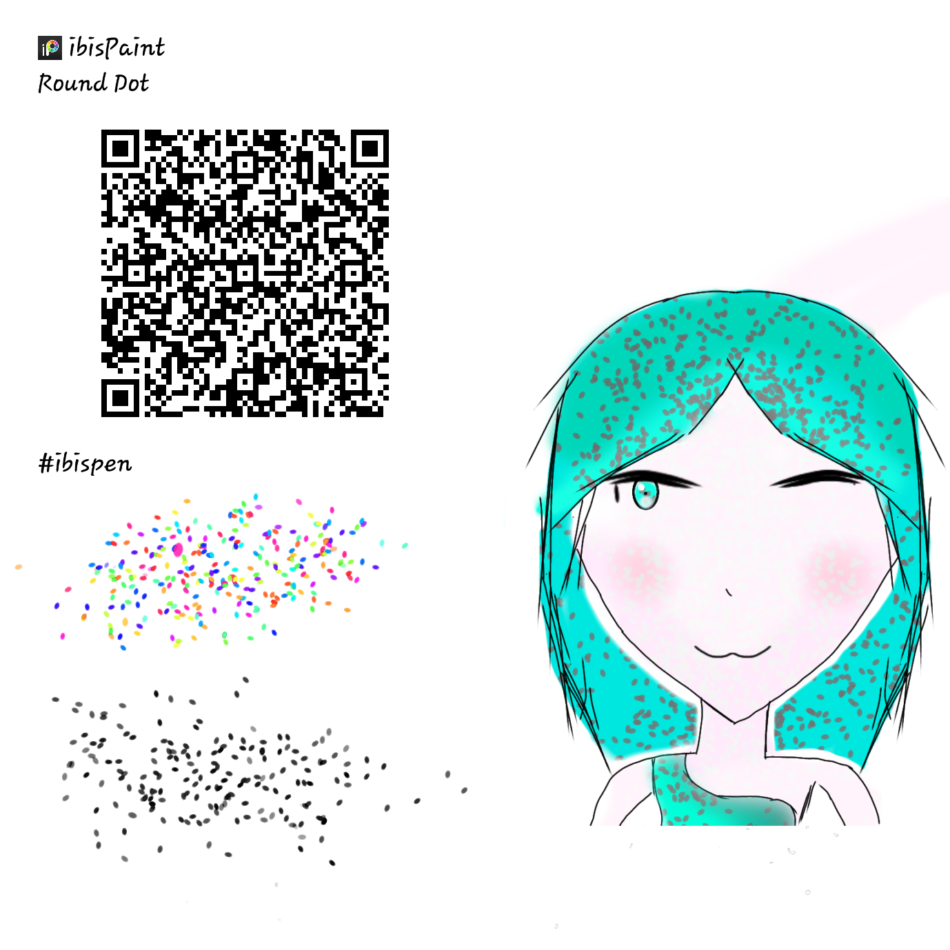 confetti brush - ibisPaint