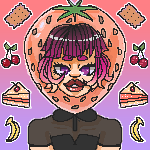 pixel Strawberry-chan - ibisPaint