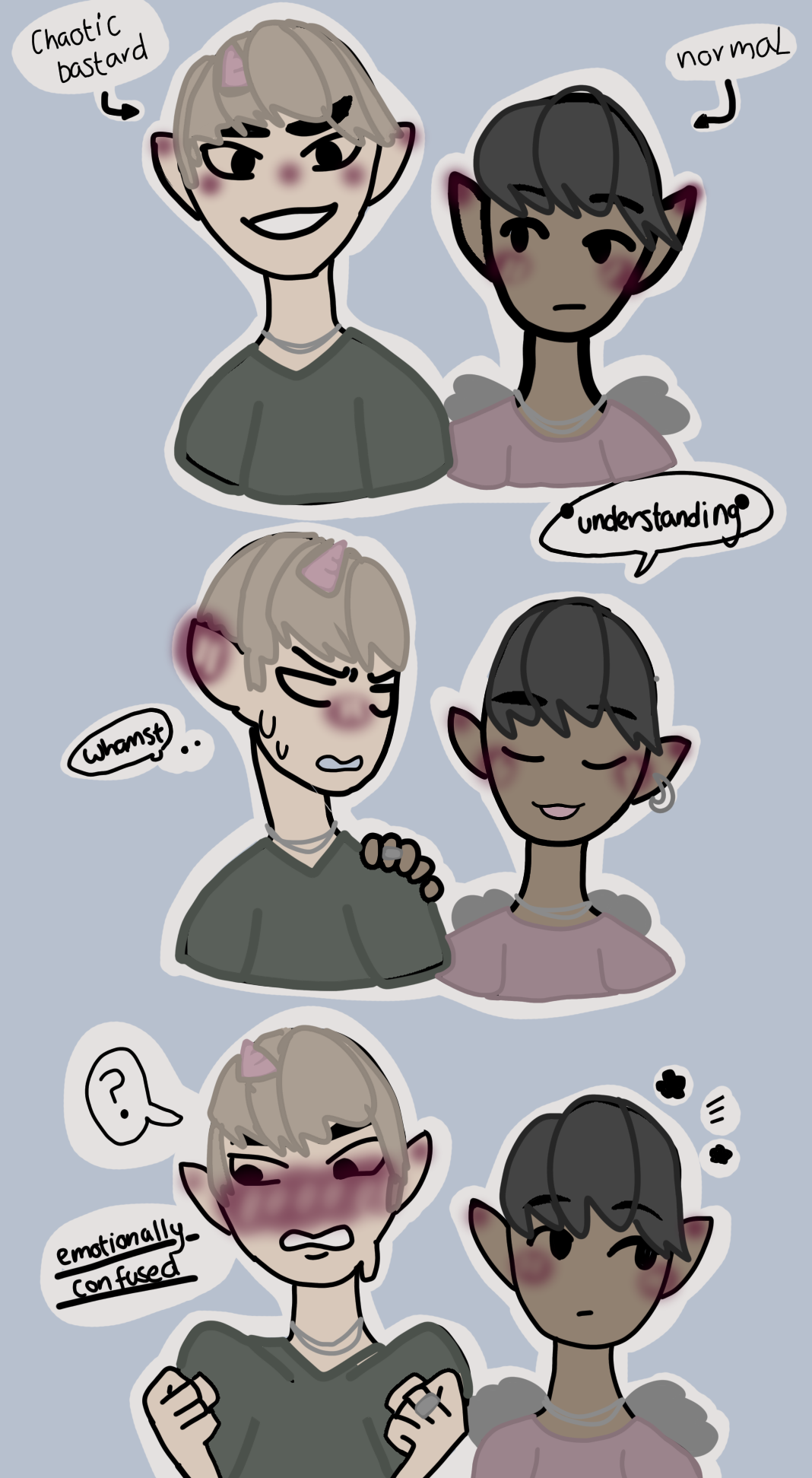 Couple. Comic strip - ibisPaint