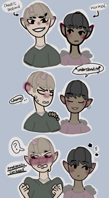 Couple. Comic strip - ibisPaint