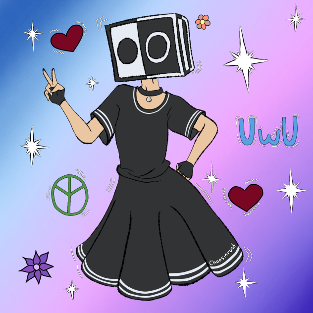 Box Head Cutie - ibisPaint