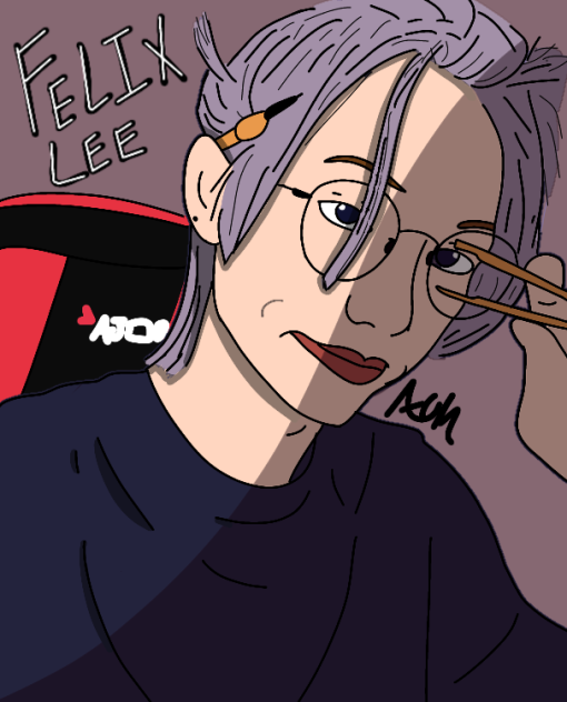 Felix Lee with glasses - ibisPaint