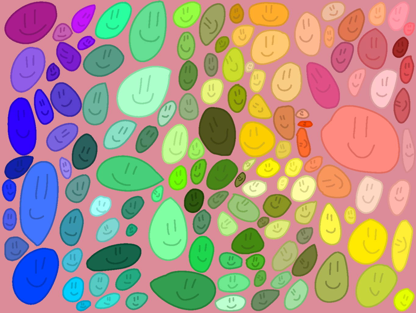 Smiley faces - ibisPaint