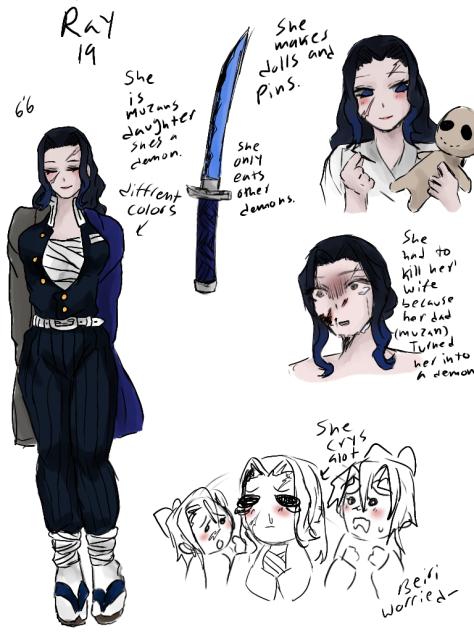 reference sheet for ☆giyuu☆ oc - ibisPaint