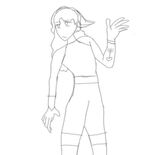 New OC sketch - ibisPaint