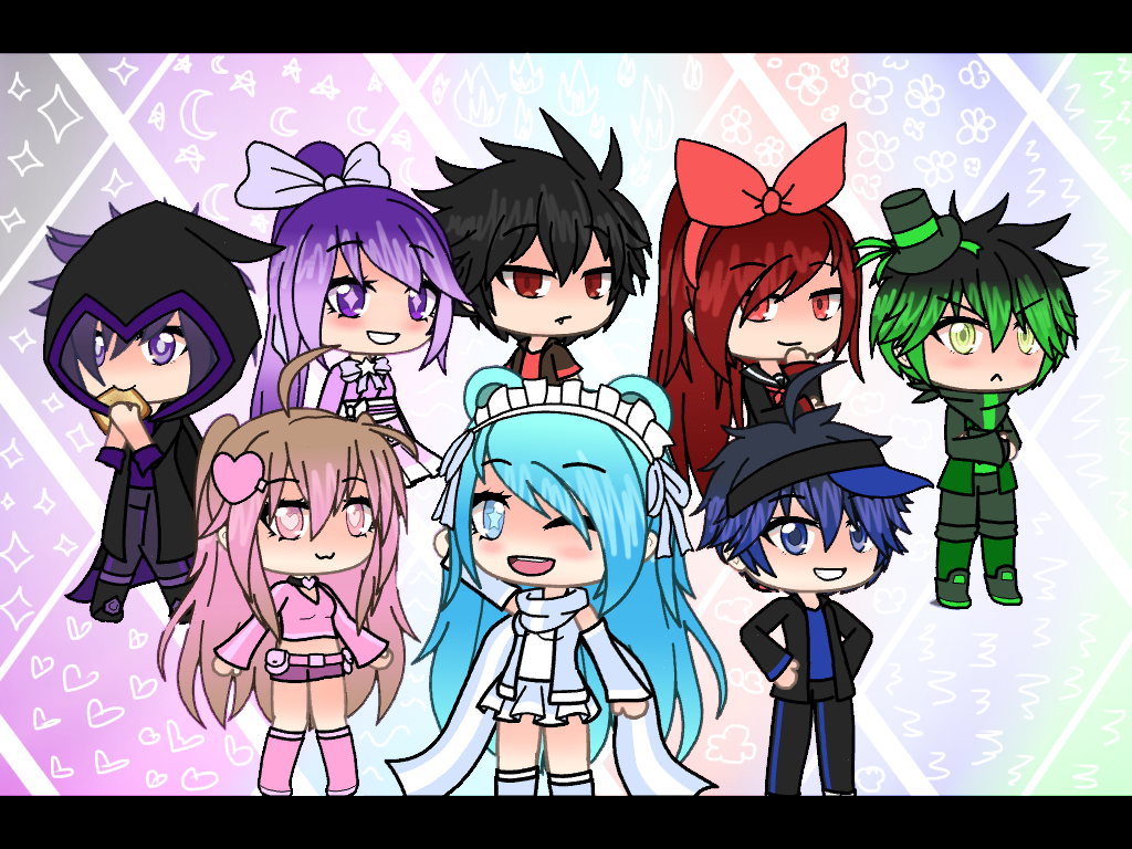 Editing my Gacha Friendship Picture - ibisPaint