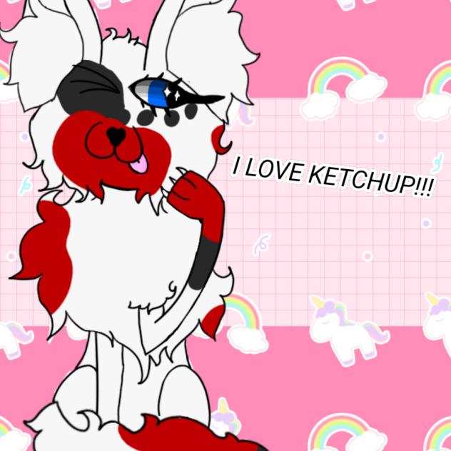 Angel and her ketchup - ibisPaint