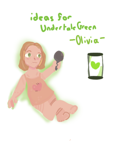 Idea for an Undertale Green character - ibisPaint