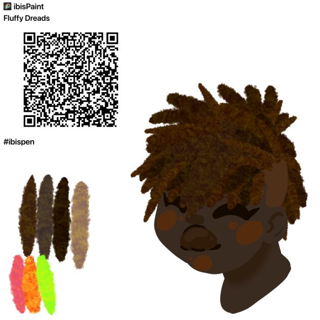 Fluffy dreads - ibisPaint