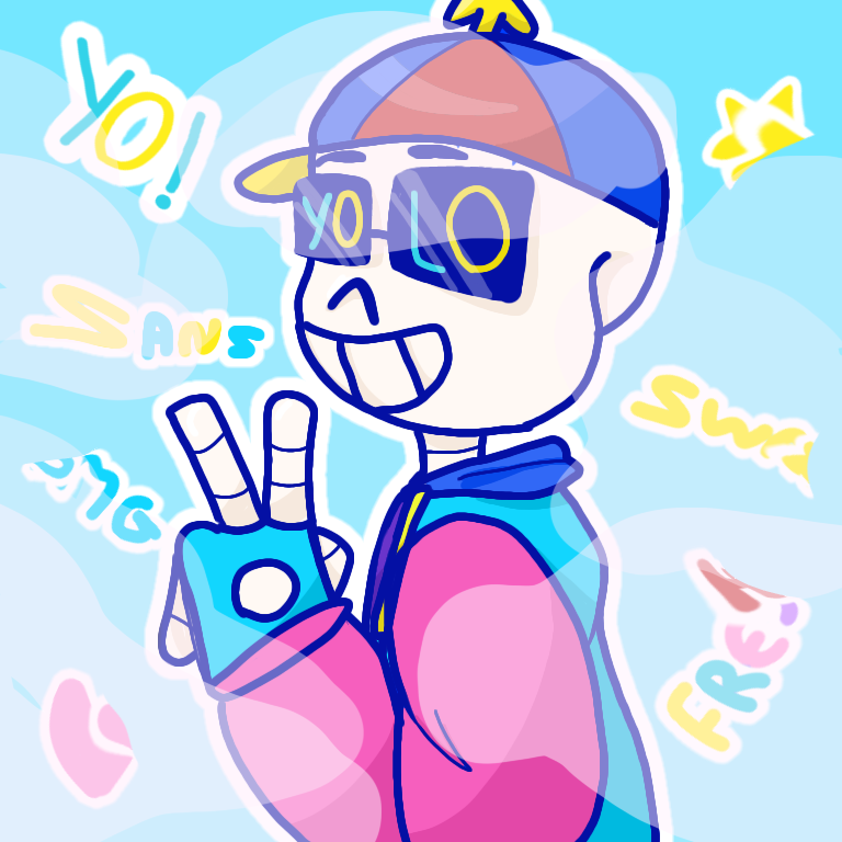 Fresh Sans 🟨🟦 - ibisPaint
