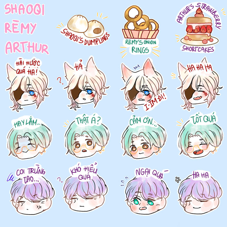 OCs' stickers - ibisPaint