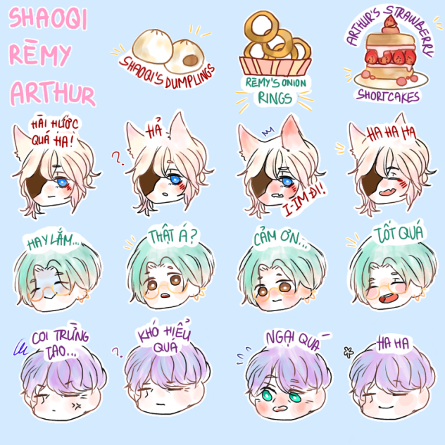 OCs' stickers - ibisPaint
