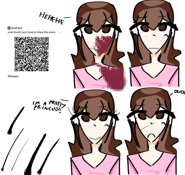 scar brush (multiple uses) - ibisPaint