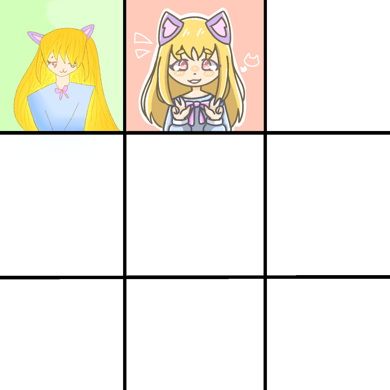 Nine styles collab - ibisPaint