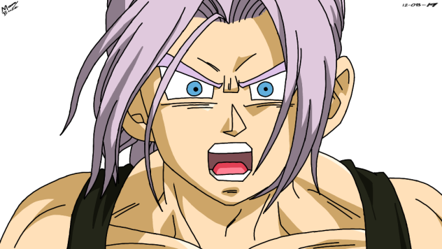 Future Trunks (Long Hair Pony Tail Low) - ibisPaint