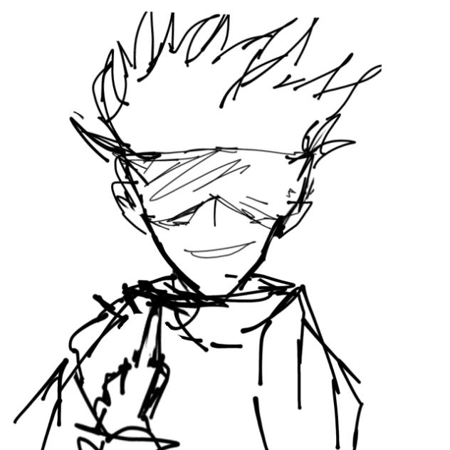 red reversal gojo animation - ibisPaint