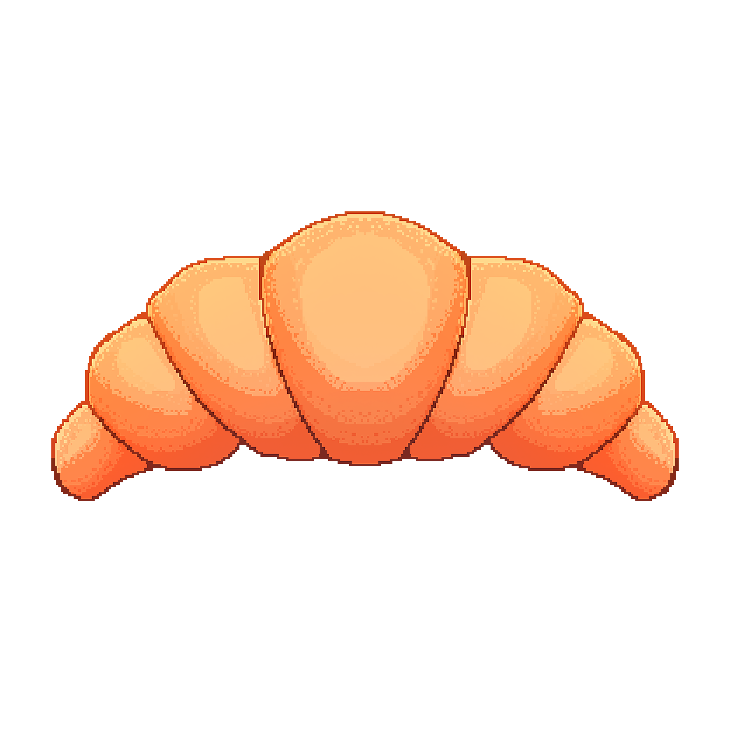 croissant (pixel) - ibisPaint