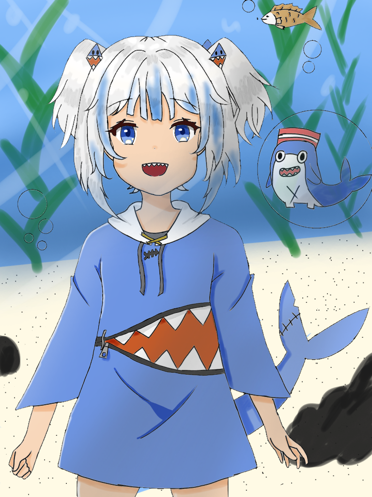 Gawr gura - ibisPaint