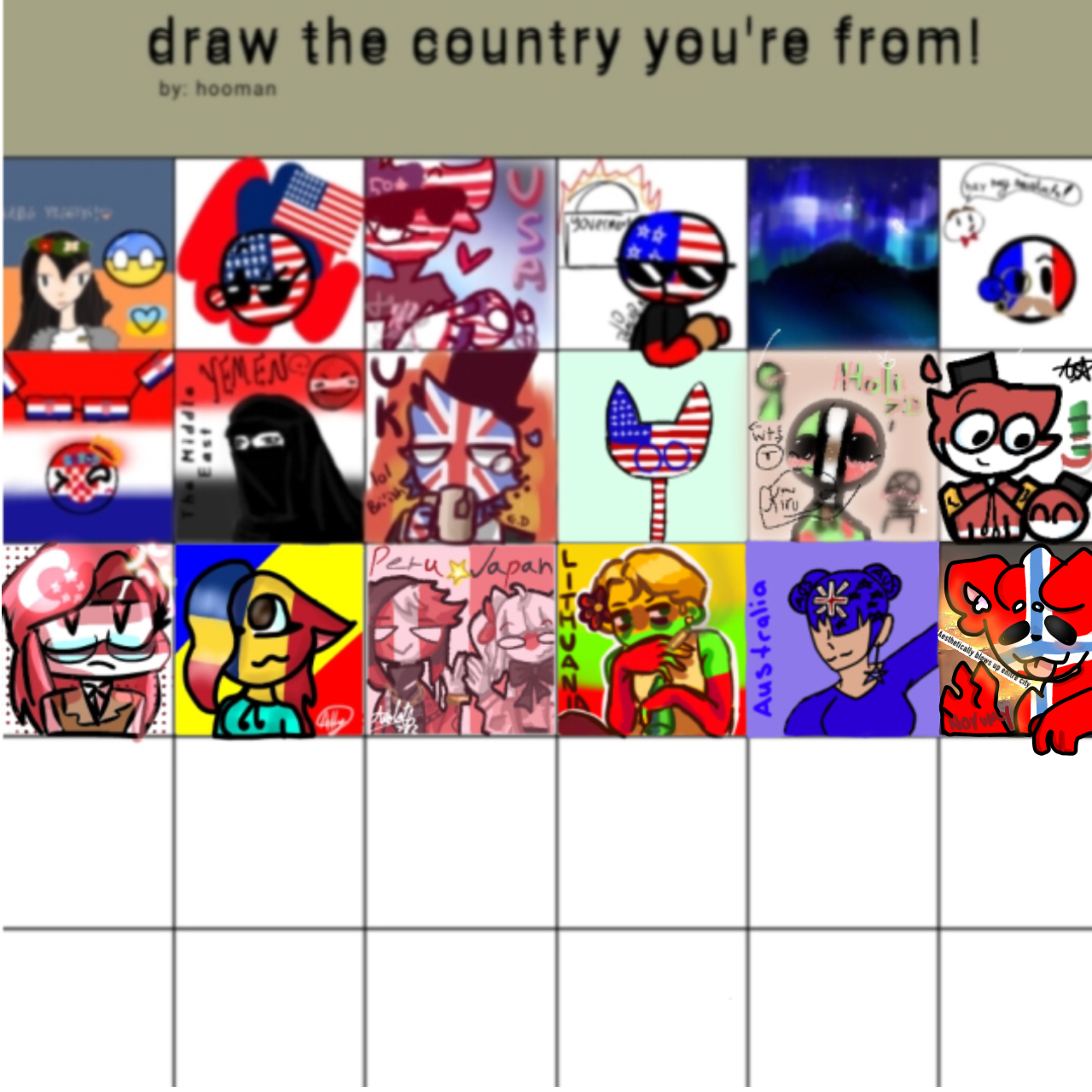 Country collab - ibisPaint