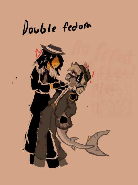 Double fedora - ibisPaint