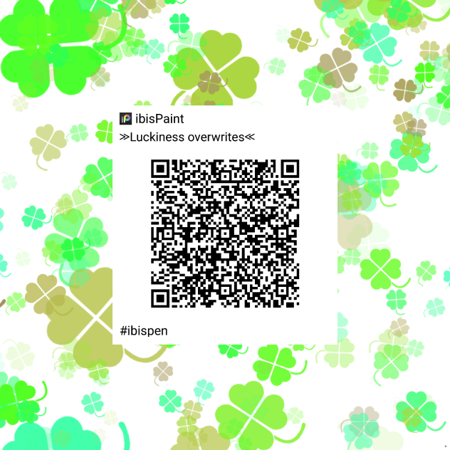 Luckiness overwrites QR Code - ibisPaint