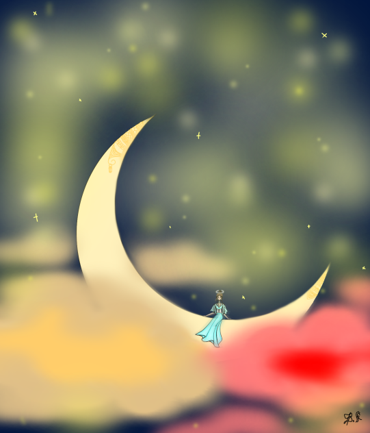 Moon Goddess - ibisPaint