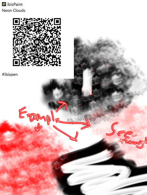 Neon Clouds Brush - ibisPaint