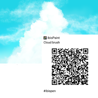 Cloud brush - ibisPaint