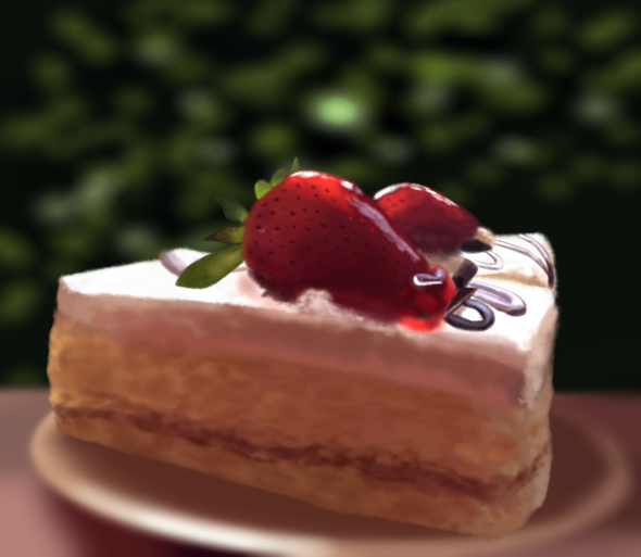 Strawberry Cake - ibisPaint