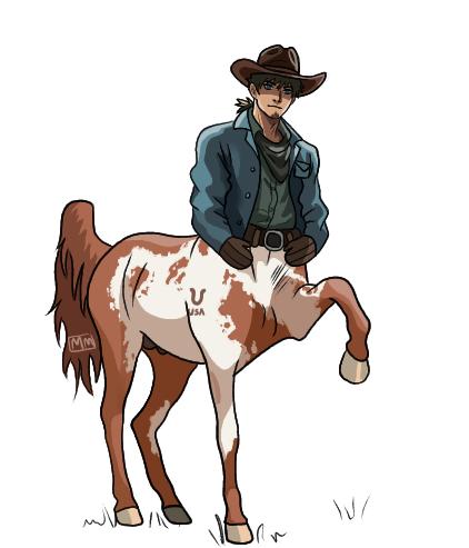 Cowboy Centaur - ibisPaint