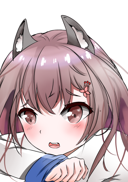 sad wolf girl - ibisPaint