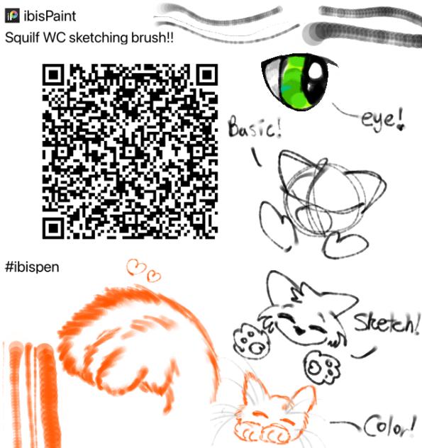 Squilf WC sketching brush!! - ibisPaint