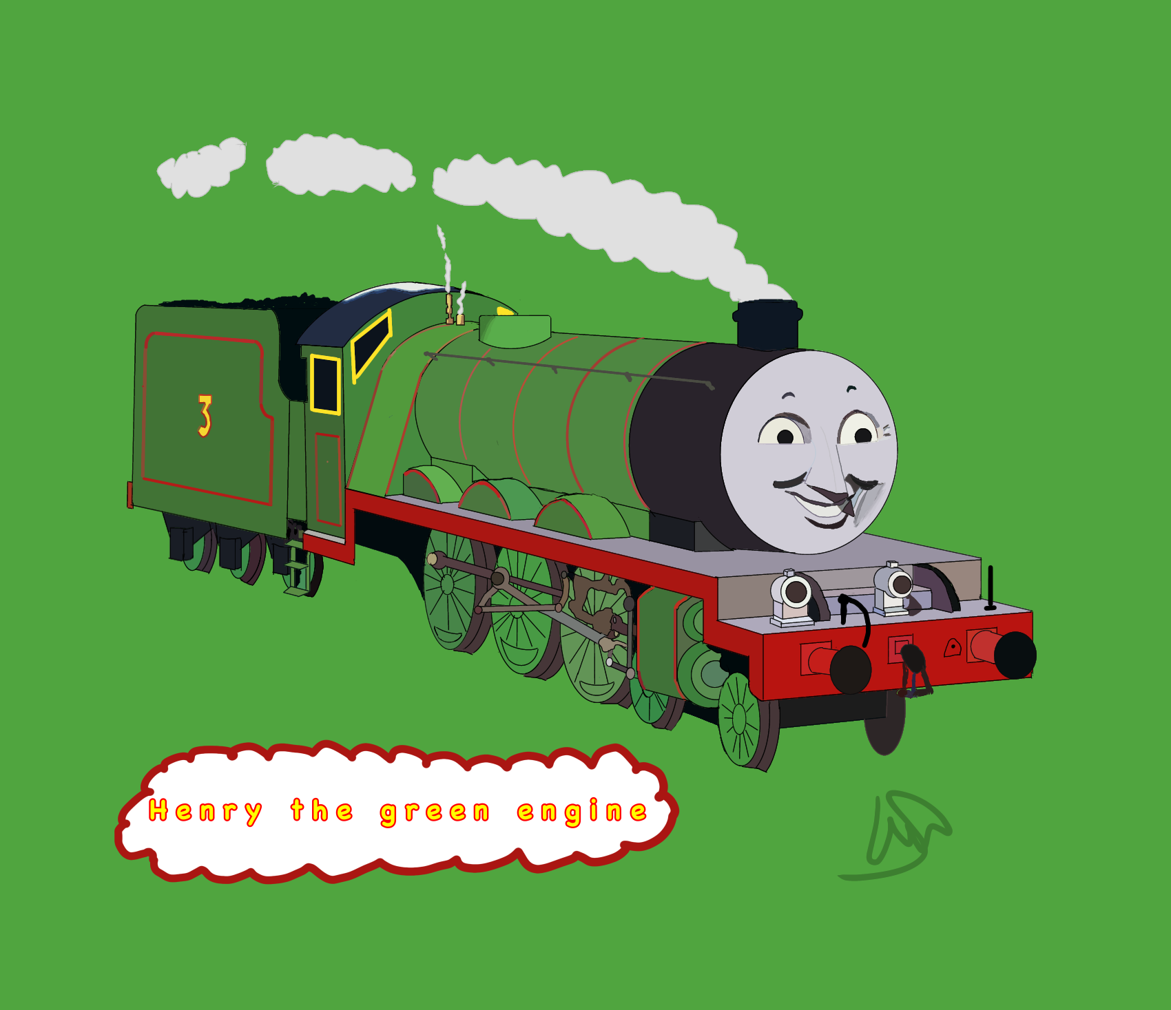 Henry the green engine - ibisPaint
