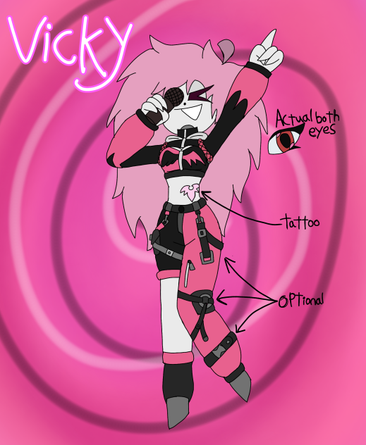 my new vocaloid, Vicky - ibisPaint